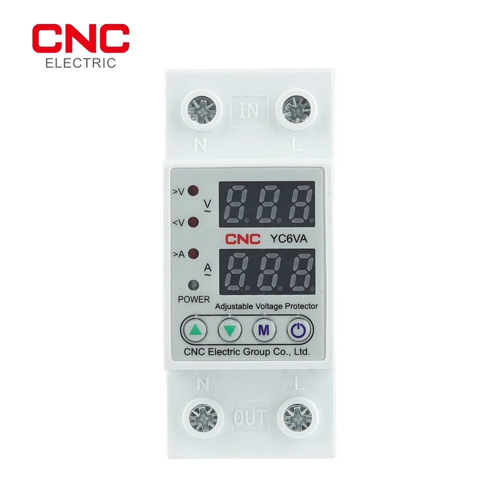 Протектор напряжения CNC YC6VA 230В 40А