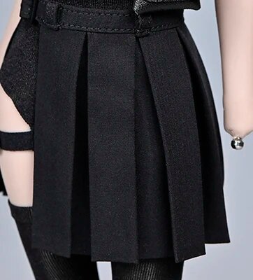 1/6 Женский костюм для командных мероприятий, комплект с короткими рукавами, юбка с одним рукавом, модель одежды, подходит для 12-дюймовой женской фигурки солдата, тело куклы