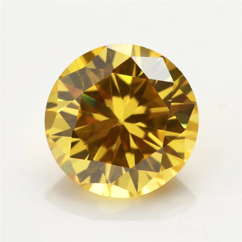 Бусины циркония 20 шт размер 3.25-12.0 мм 3.25mm (20pcs), Желтый, Golden Yellow