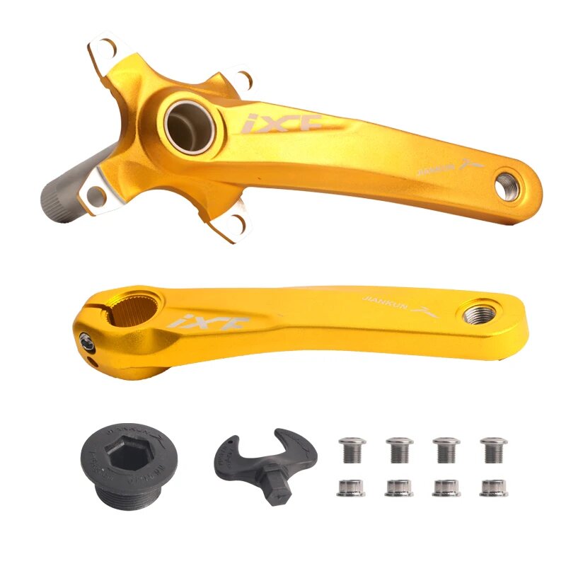 IXF алюминиевые шатуны для горных велосипедов JIANKUN Only crank, IXF crank-Gold