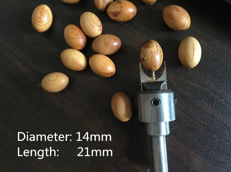 Фреза для регби, набор фрез для дерева, DIY деревообрабатывающие инструменты, оливковые деревянные бусины, дрель Fresas Para Madera 14mm