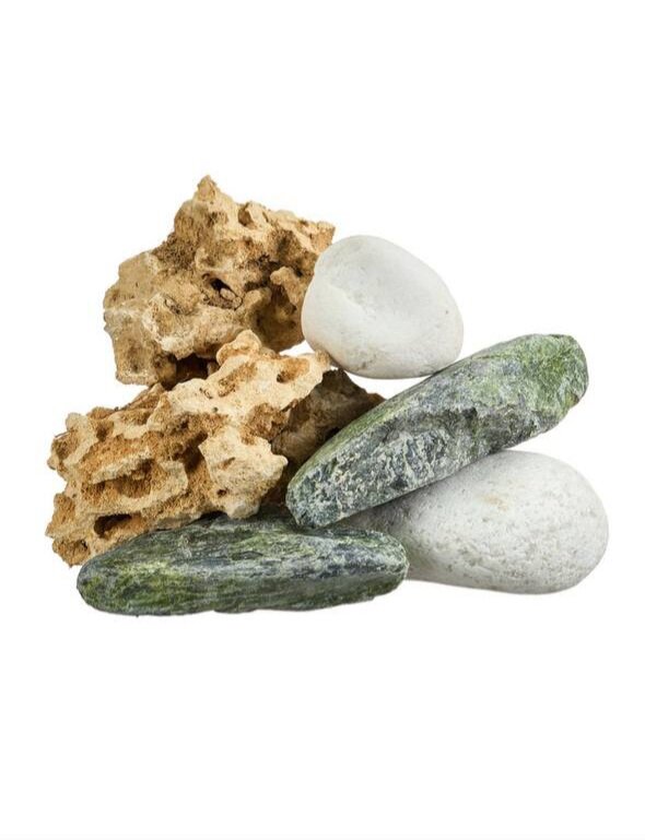 Натуральные камни для декора Аквариумный Микс фракция 150-250мм 2кг