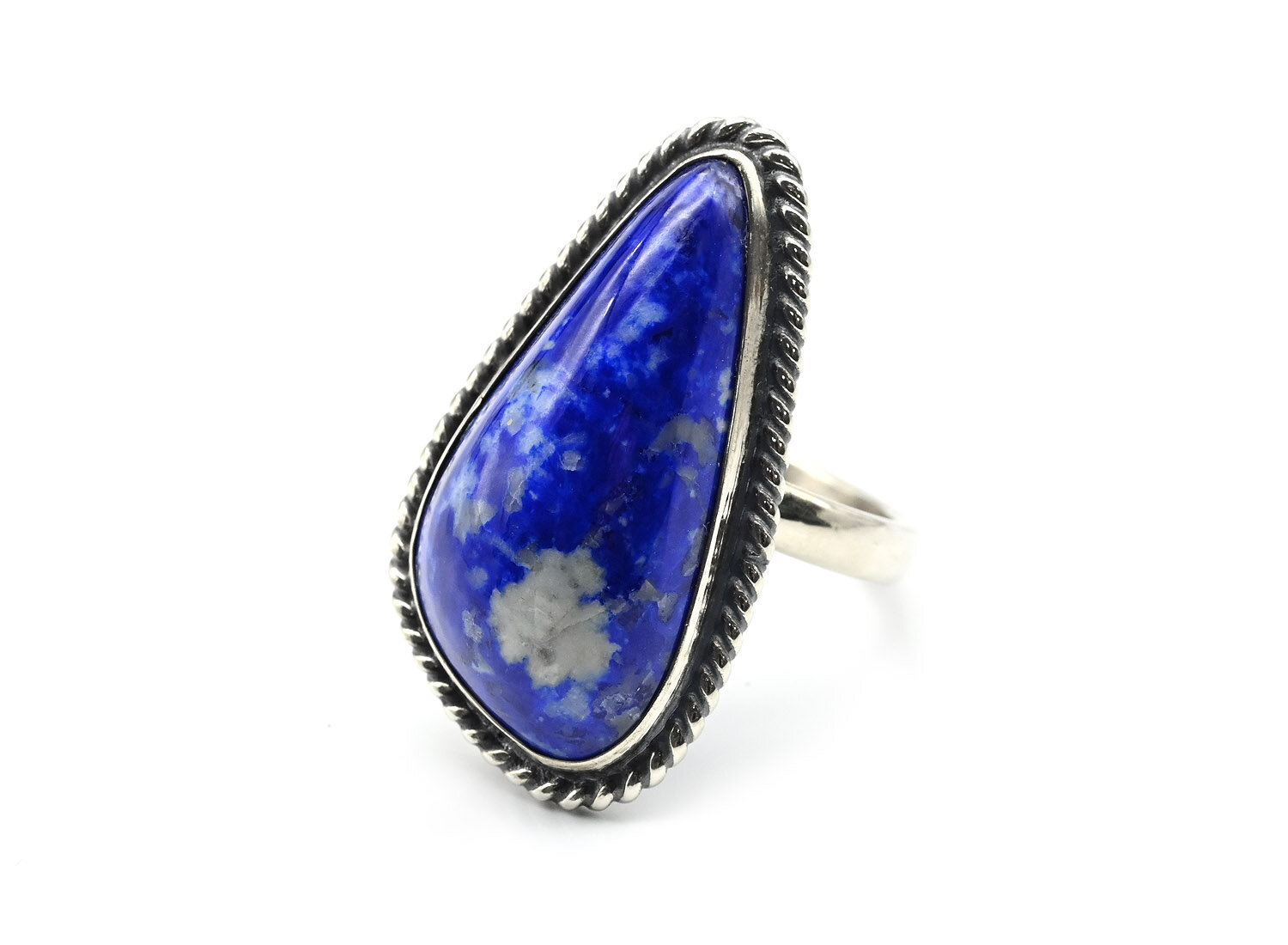 Кольцо, лазурит