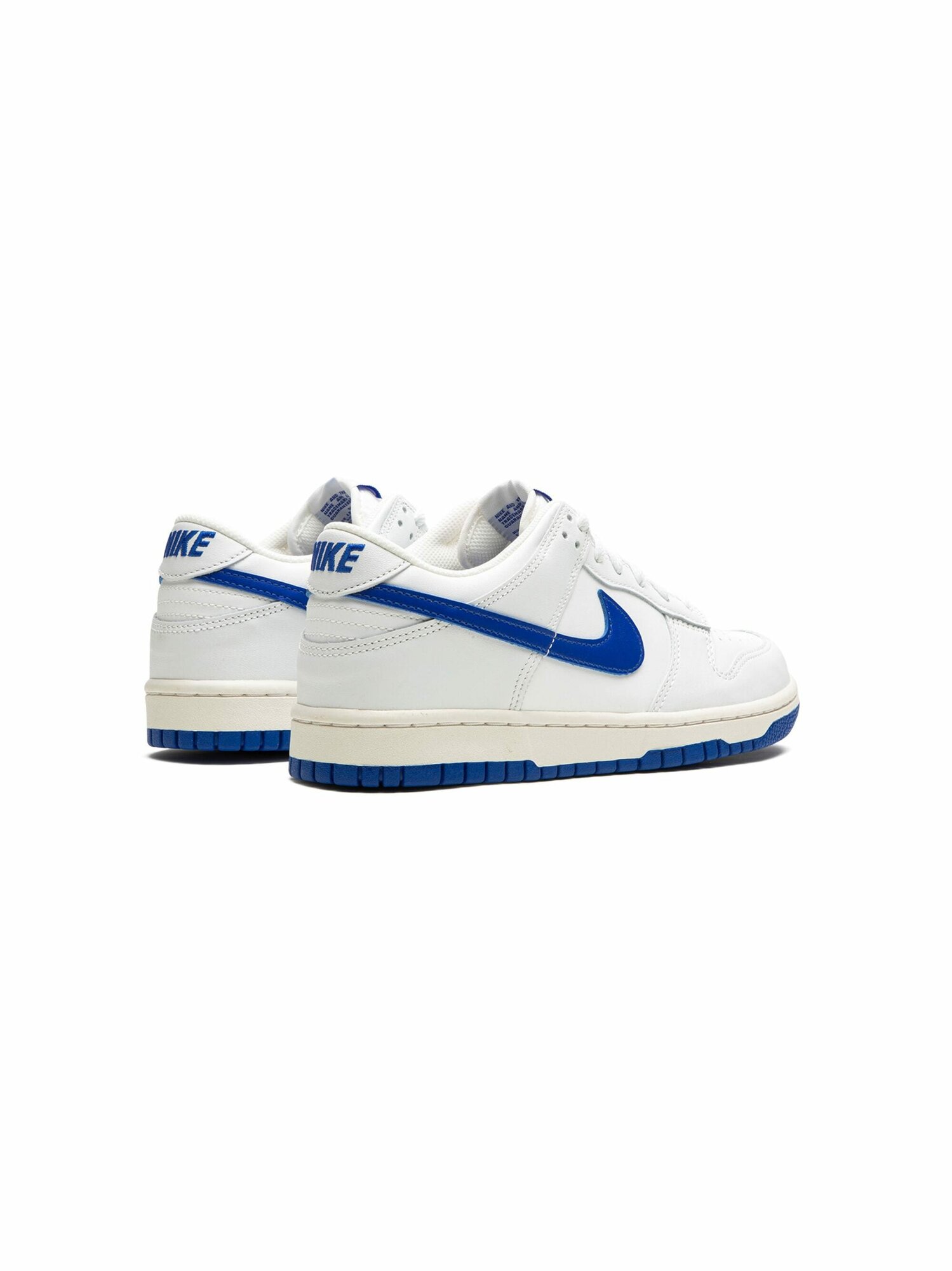 Кроссовки NIKE Dunk Low 'Summit White Hyper Royal', размер 40 EU, белый — фото 1