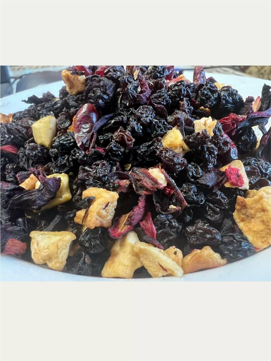 "Фруктовый Чай Вишня и Клюква" фасовка 100 грамм от Империи Чая