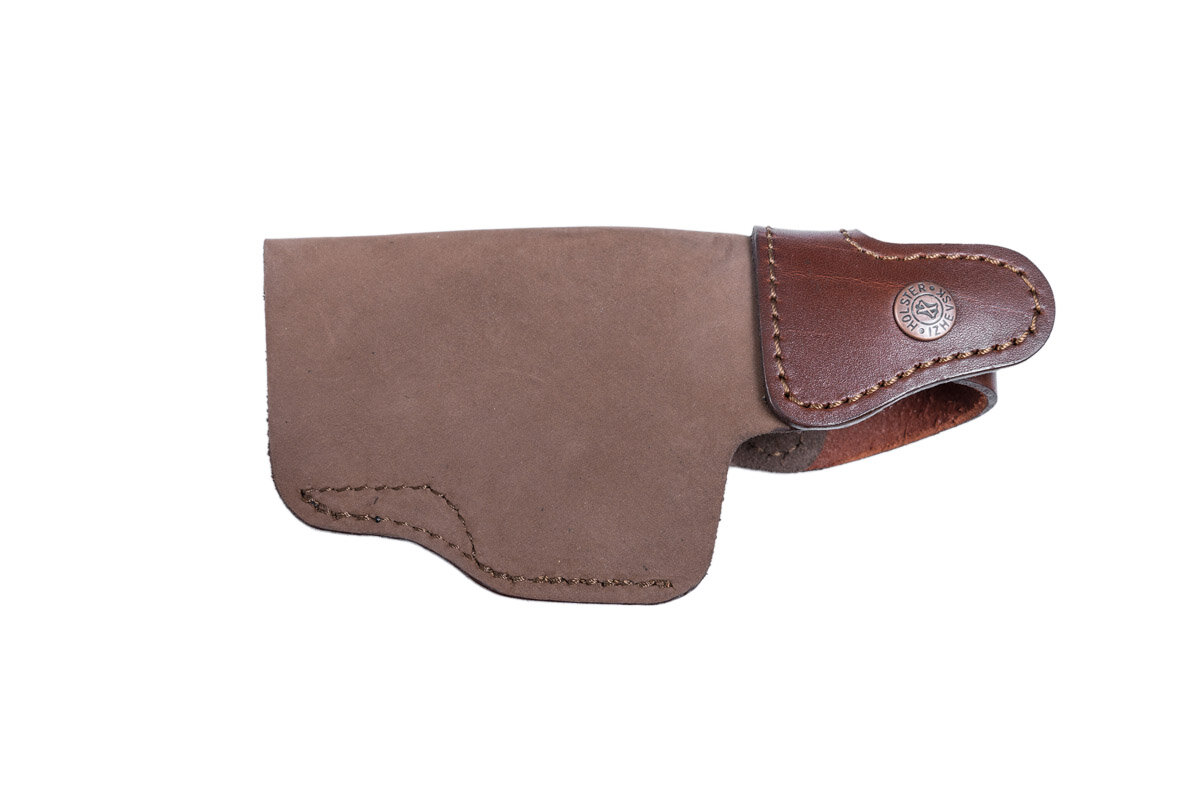 Кобура кожаная Хольстер Grand Power T10 F коричневая для повседневного ношения