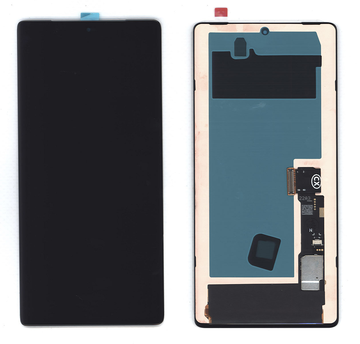 Дисплей (модуль) для Google Pixel 6 Pro в сборе с тачскрином OLED черный