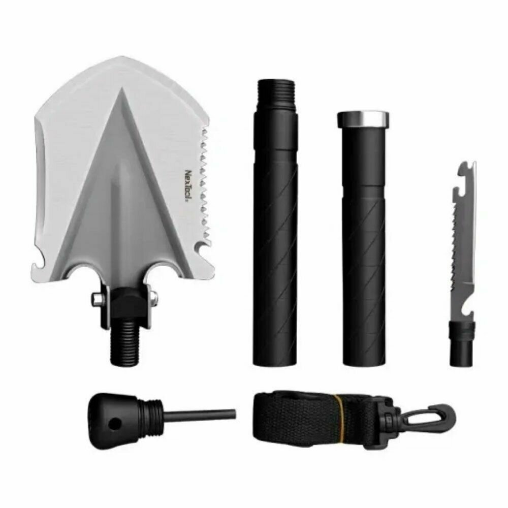 Лопата NEXTOOL MIJIA SHOVEL, многофункциональная, нержавеющая сталь, 100см