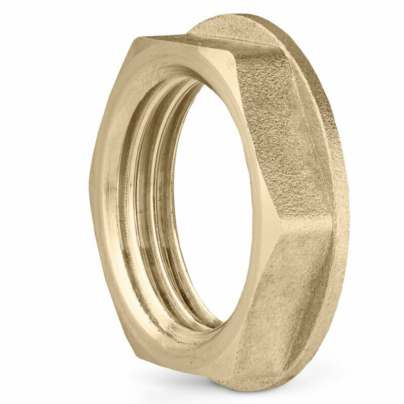 Контргайка латунная с бортиком 3/4" ВР LD Pride