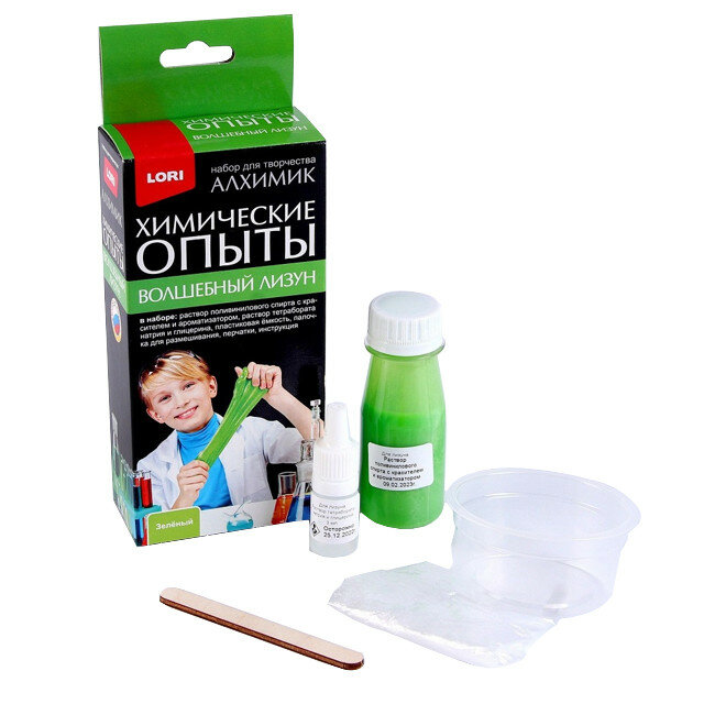 Набор для экспериментов химические опыты разноцветные реактивы в ассортименте 1 шт