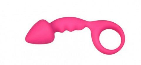 Анальный стимулятор Love Pacifier от LMS длина 9 см диаметр 3 см из розового силикона
