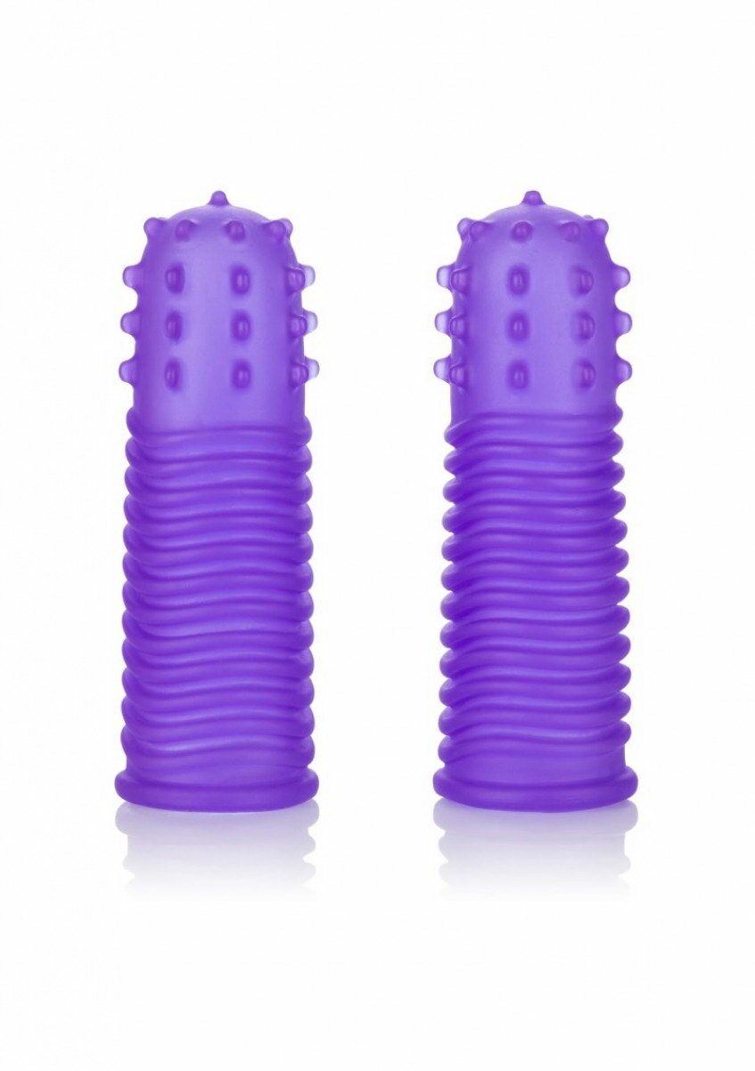 Набор из двух ребристых насадок на палец Intimate Play Finger Tingler