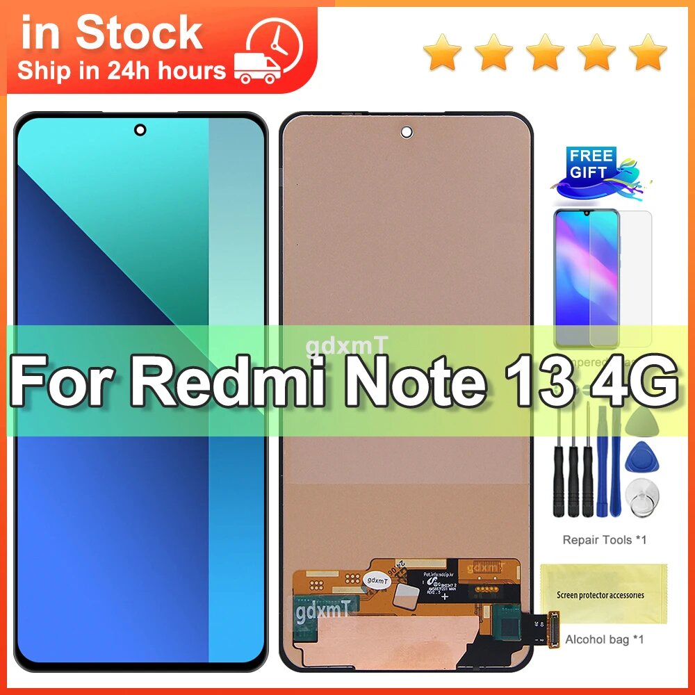 Дисплей Xiaomi Redmi Note 13 4G Black no frame 6.67"