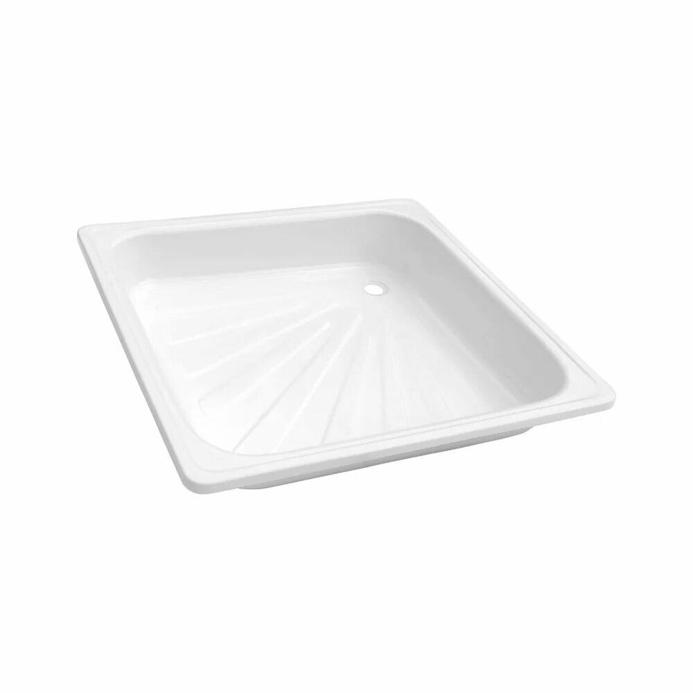 Поддон душевой стальной эмалированный ВИЗ ANTIKA 70x70x15 см, слив D-52мм APS-70101, поверхности