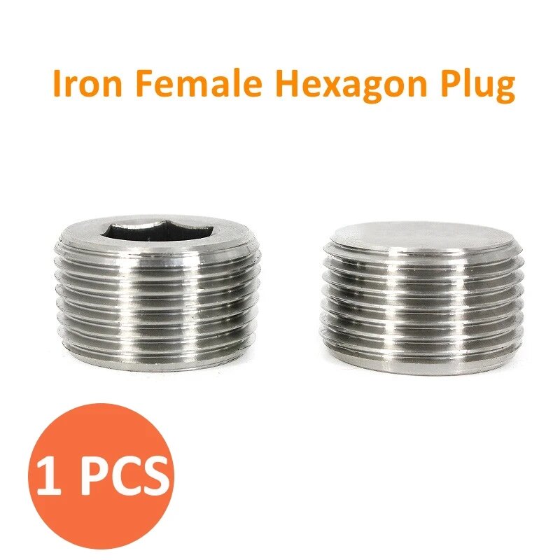 Медные фитинги латунные 1/8"-1" BSP 1/2", Iron Female Plug