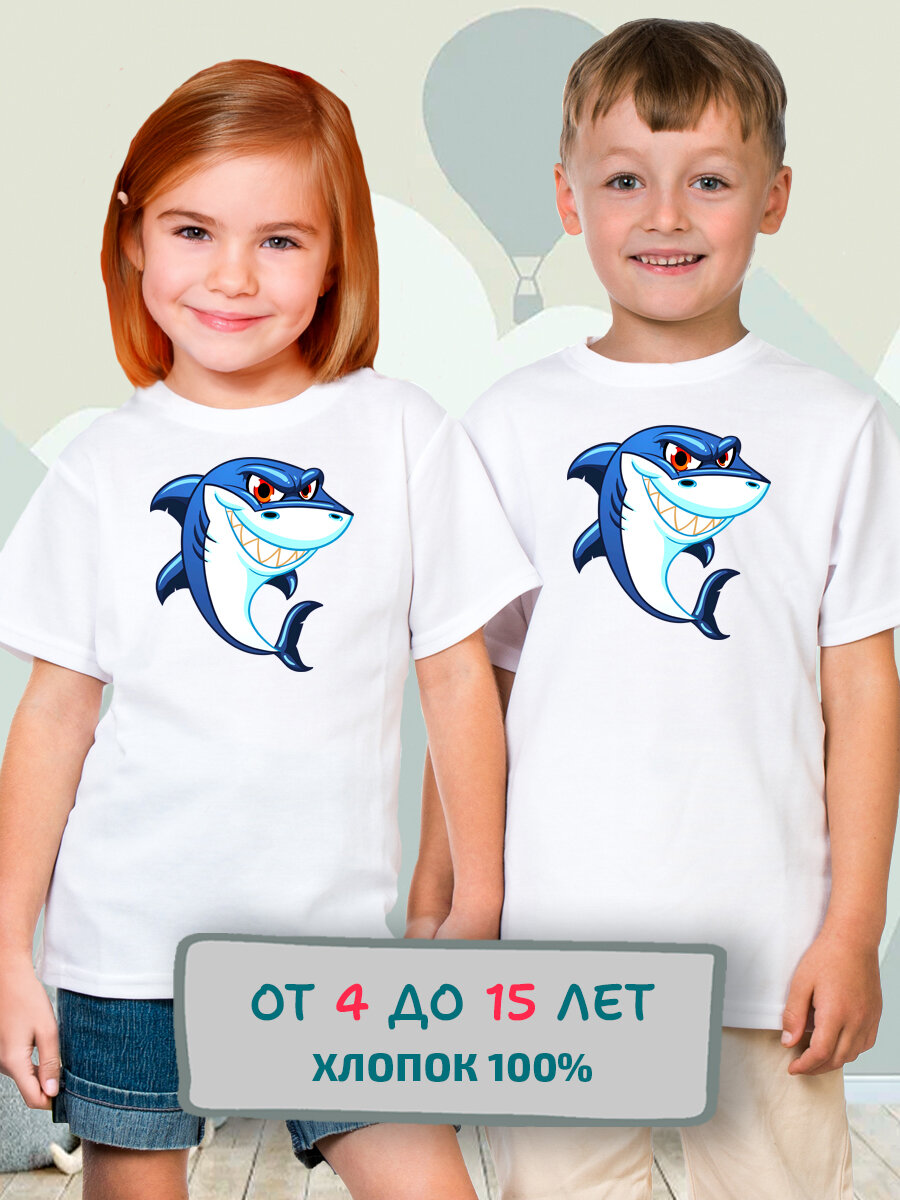 Футболка с акулой