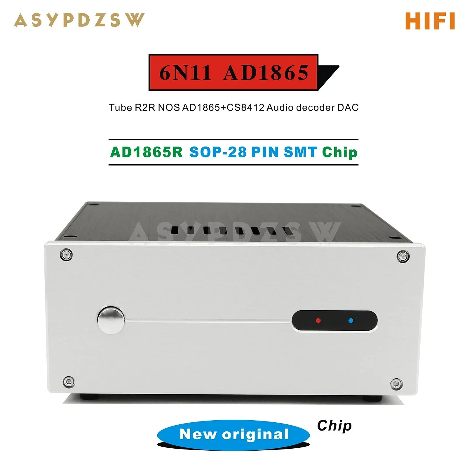 ASYPDZSW Ламповый декодер AD1865 New AD1865R Chip Ver, 230 В