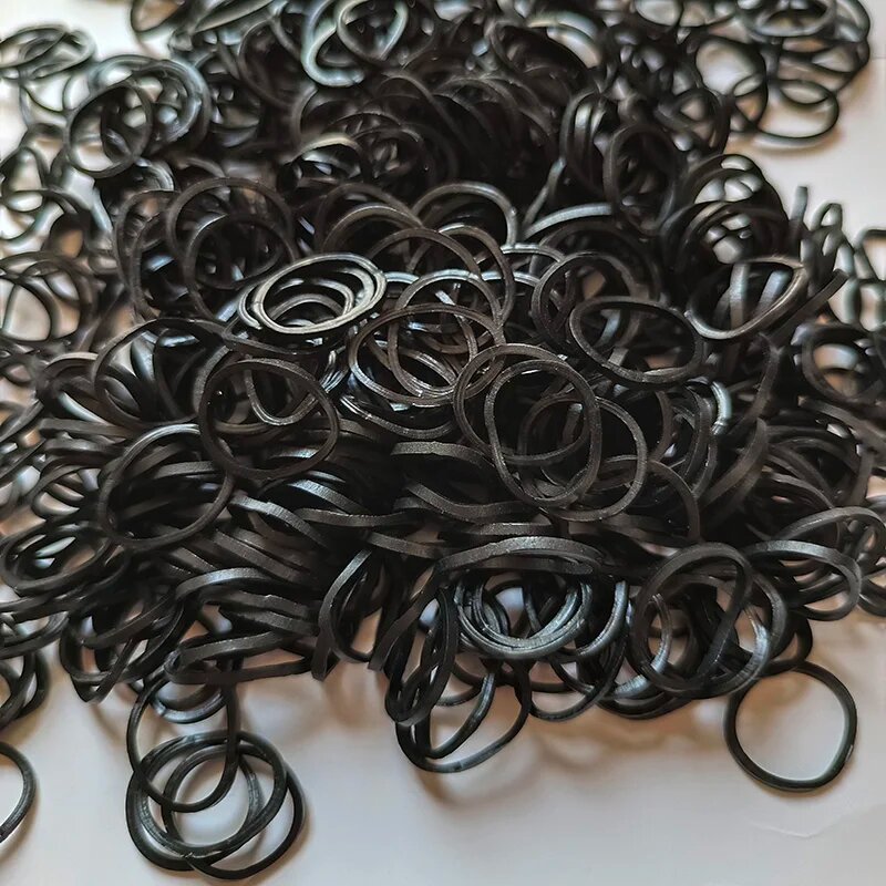 Набор резинок ZihanZimo для плетения браслетов Черный, Black