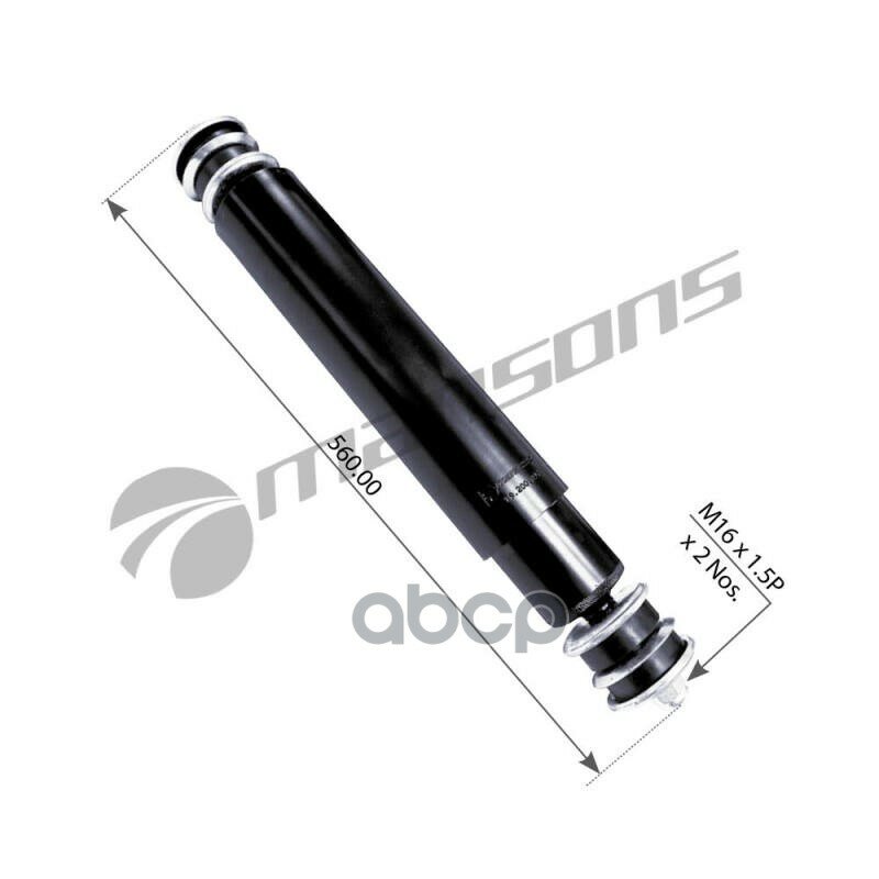 Амортизатор подвески ! перед. 402х698 I/I 16x70 16x70 OmnDAF85CF/95XF Mansons арт. 19200197