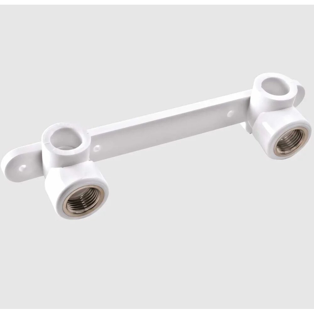 Планка для смесителя РВК 20x1/2 ВР 031106, с уголками крепится к стене