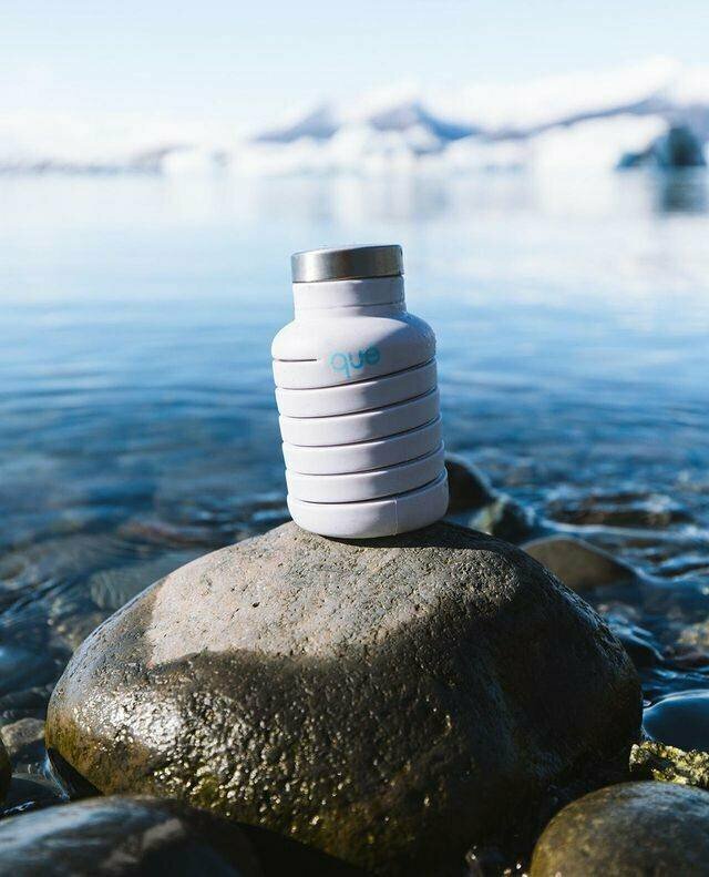 Бутылка складная Que 592 мл, цвет: Glacier White