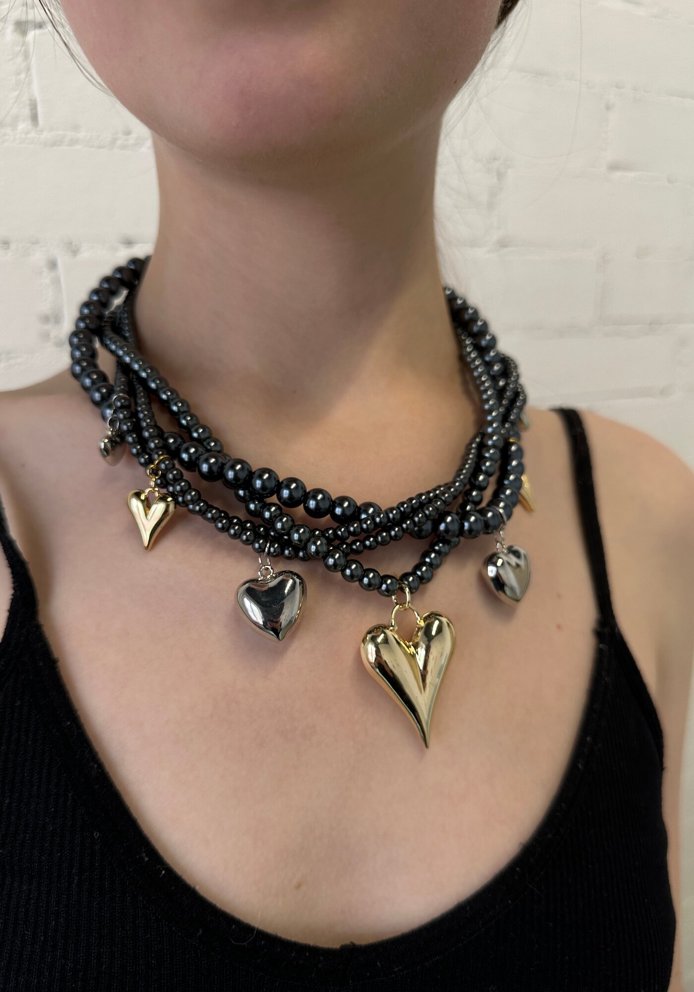 Колье, стекло