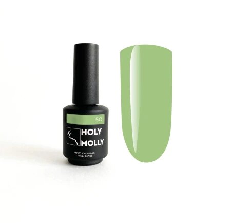 Гель - лак Holy Molly №50 11ml, гипоаллергенный, плотный, безопасный, самовыравнивающийся