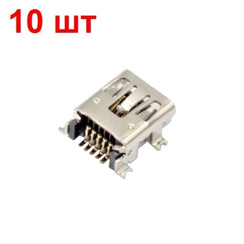 Разъем mini USB/Mini B 5pin гнездо 10 шт. 80010A-05G5T