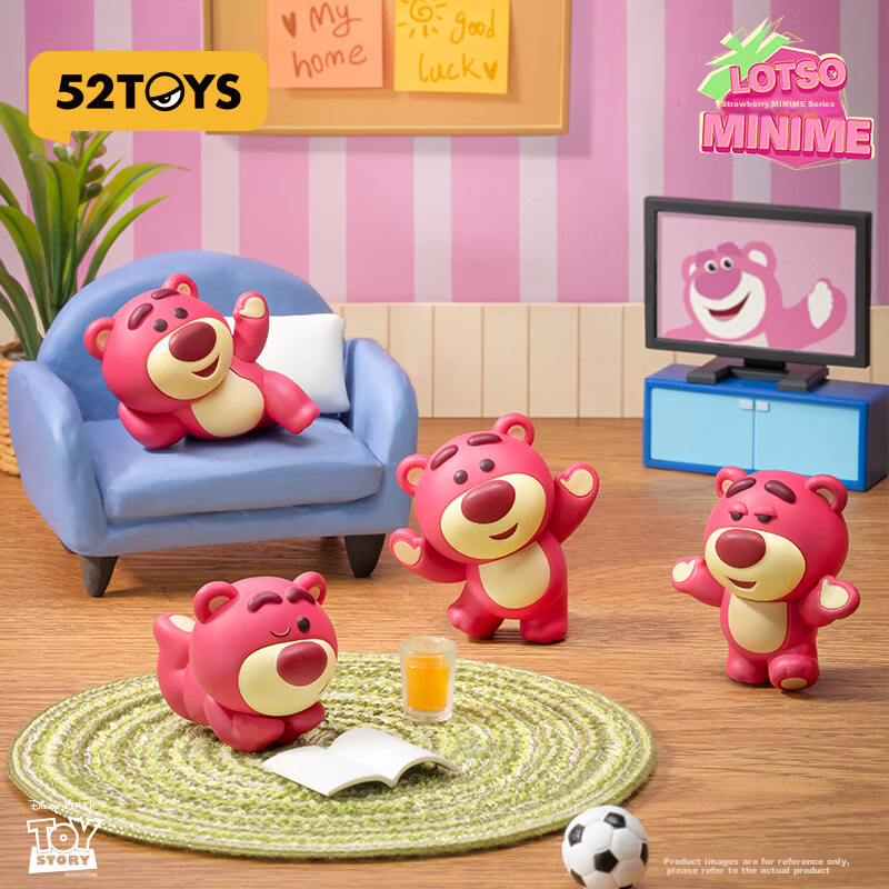 52TOYS Strawberry Bear IT'S ME 2-е поколение Слепая коробка Модная аниме фигурка игрушка, полная коробка из 8, подарок