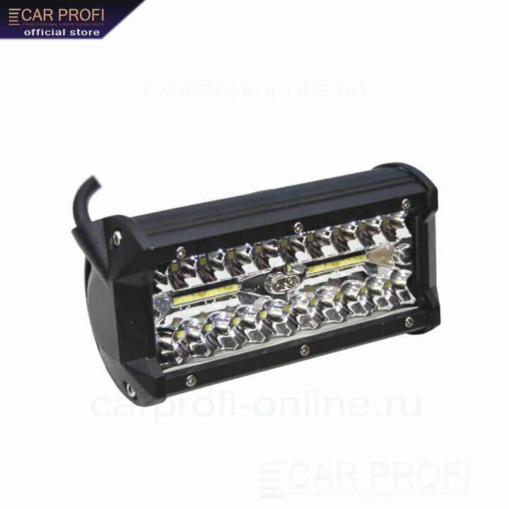 Светодиодная балка CarProfi CP-3R-120 Spot, 120W, SMD 3030, дальний свет
