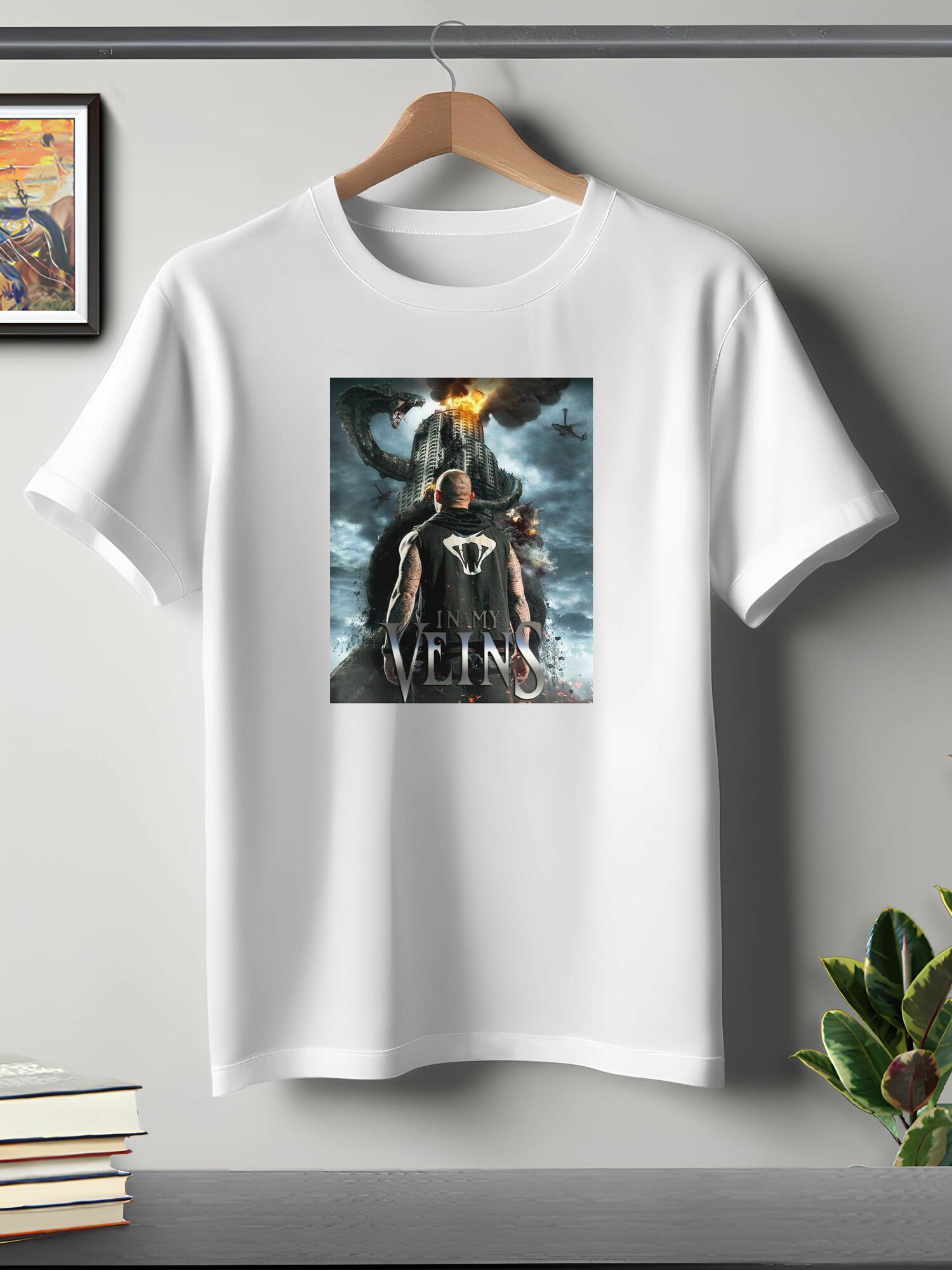 Футболка  Детская ONEQ 152 (12-13) размер с принтом Рэнди Ортон, белая