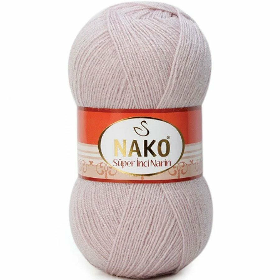 Пряжа Nako SUPER INCI NARIN 318 пудра (5 мотков)
