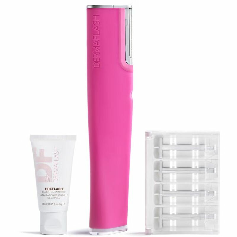 DERMAFLASH Прибор для отшелушивания Luxe+ Advanced Sonic Dermaplaning and Peach Fuzz Removal