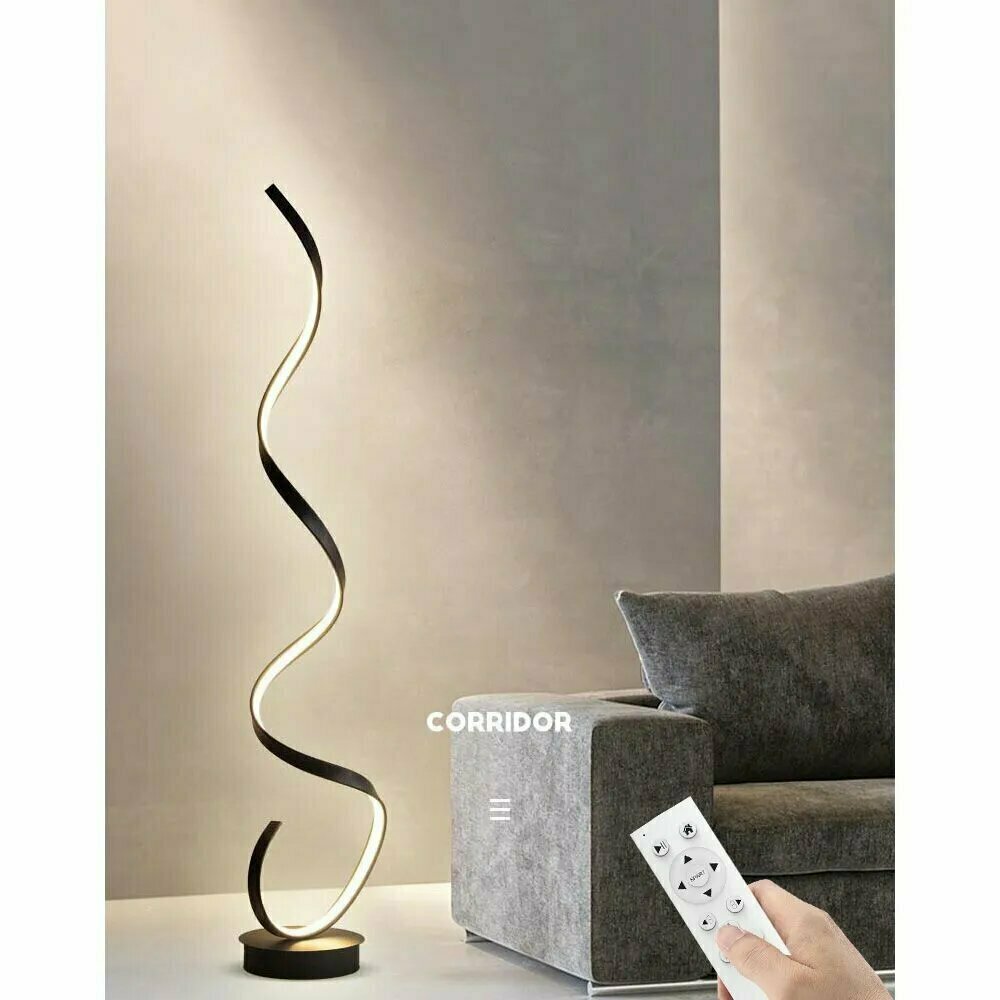 Напольный светильник, дистанционное управление, светодиодные лампы, три цвета