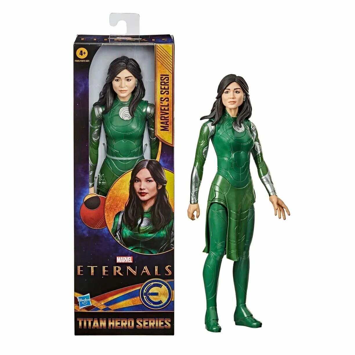 Фигурка THE ETERNALS Marvel Hasbro Titan Hero Series 12 дюймов Sersi, игрушка, вдохновленная фильмом Вечные , для детей от 4 лет F0085