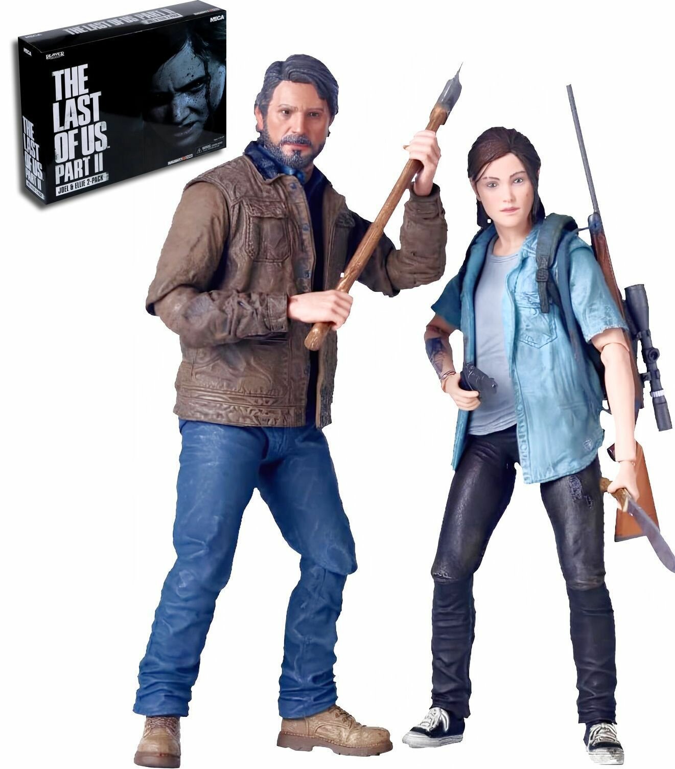 Набор фигурок Одни из нас Джоэл и Элли / Последние из нас / The Last of Us Ultimate Joel and Ellie (18см)