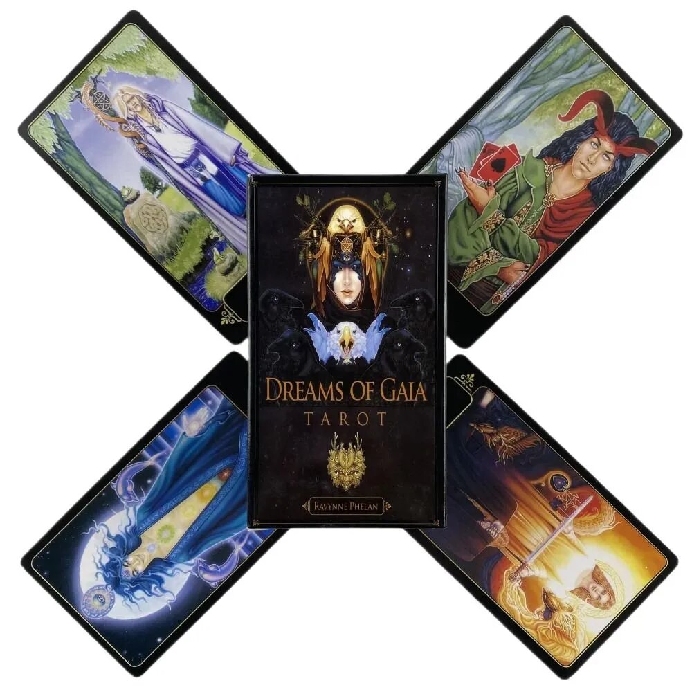 Карты Таро Мечты о Гее/Dreams Of Gaia Tarot Cards,78 шт, Гадальные карты