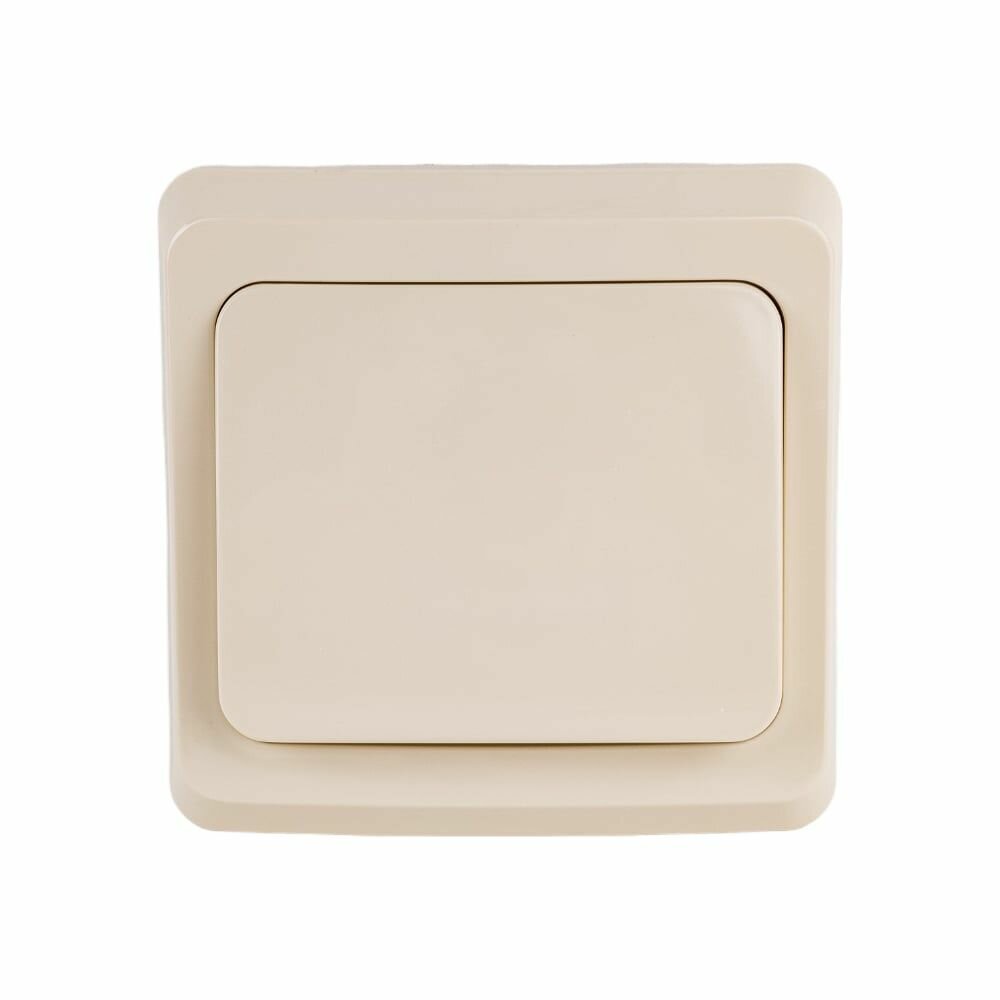 Выключатель 1-кл. СП Этюд 10А IP20 крем. SE BC10-001K