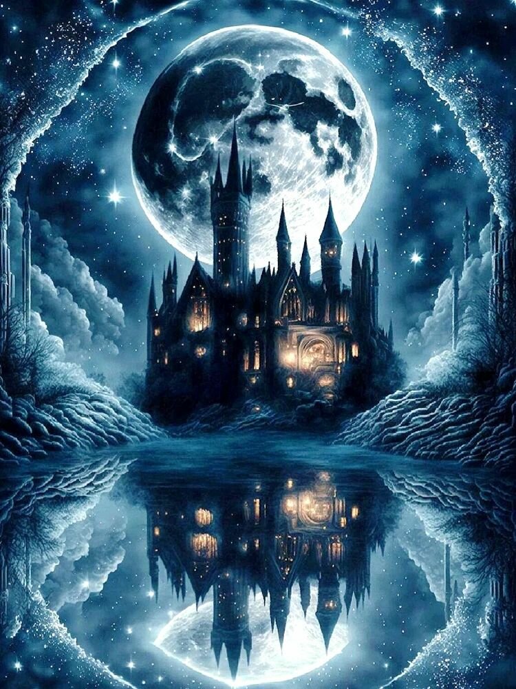 Алмазная картина "Гарри Поттер" алмазная огранка 40х50 см,40X50CM, белый