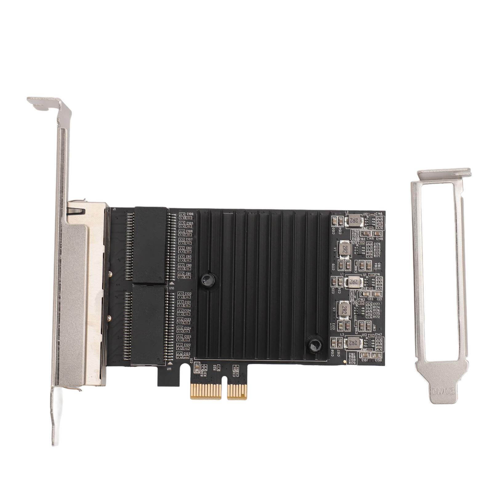 PCIe x1 4-портовая гигабитная сетевая карта с чипом 82571 для ПК