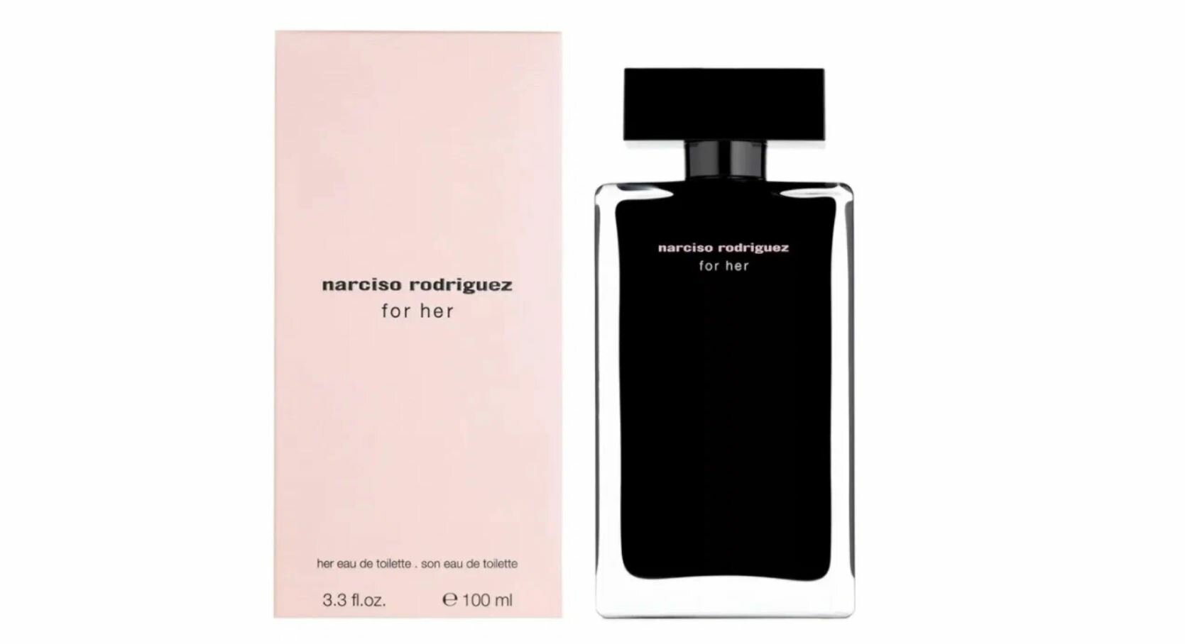 Туалетная вода Narciso Rodriguez For Her 100 мл черный флакон