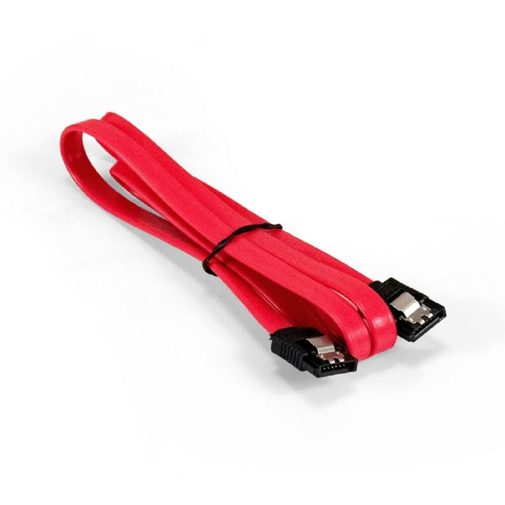 EX294733RUS Кабель SATA EX-CC-SATA-DATA-0.8L (7pin/7pin, металлические защелки, 0,8м)