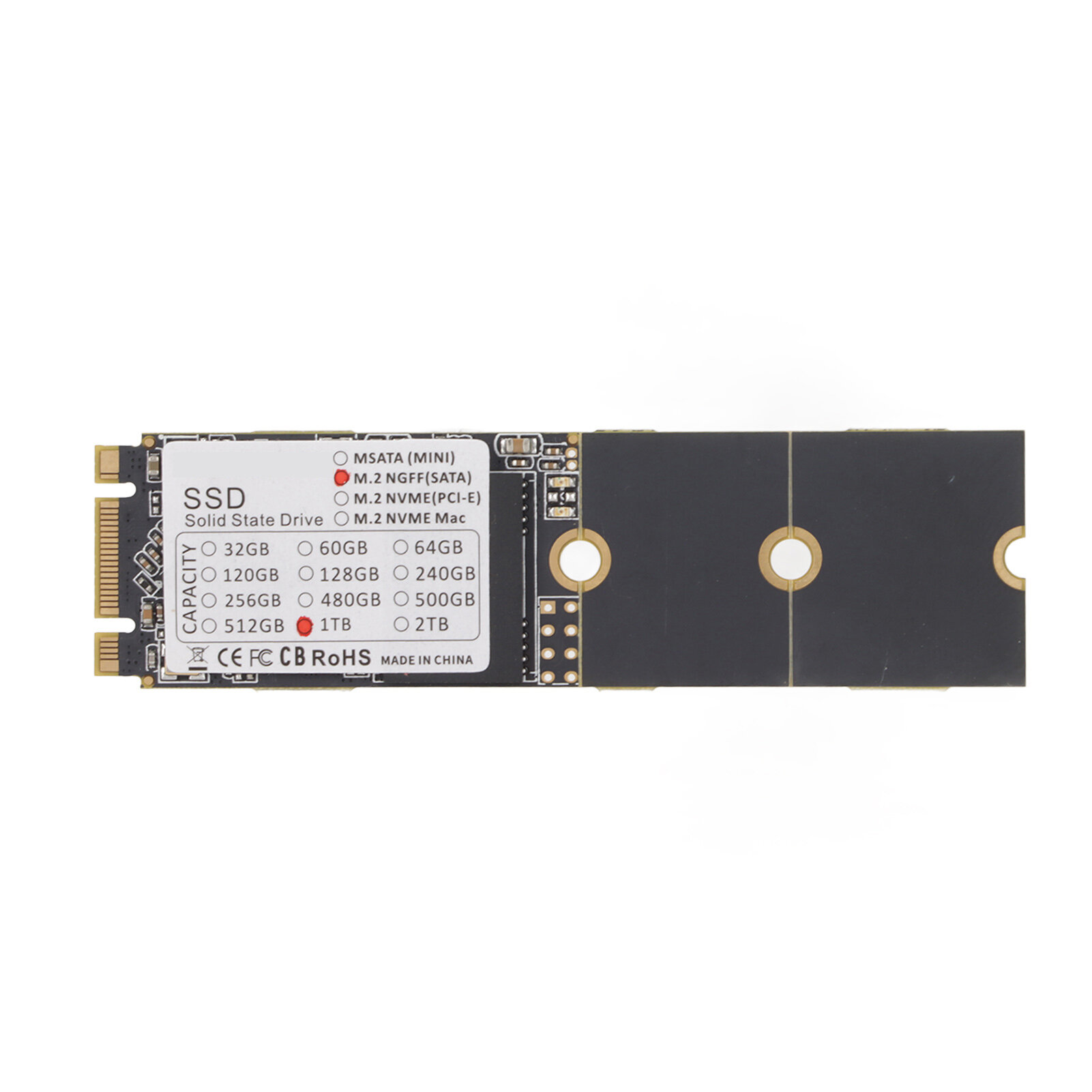 SSD M.2 NGFF 1 ТБ портативный ударопрочный
