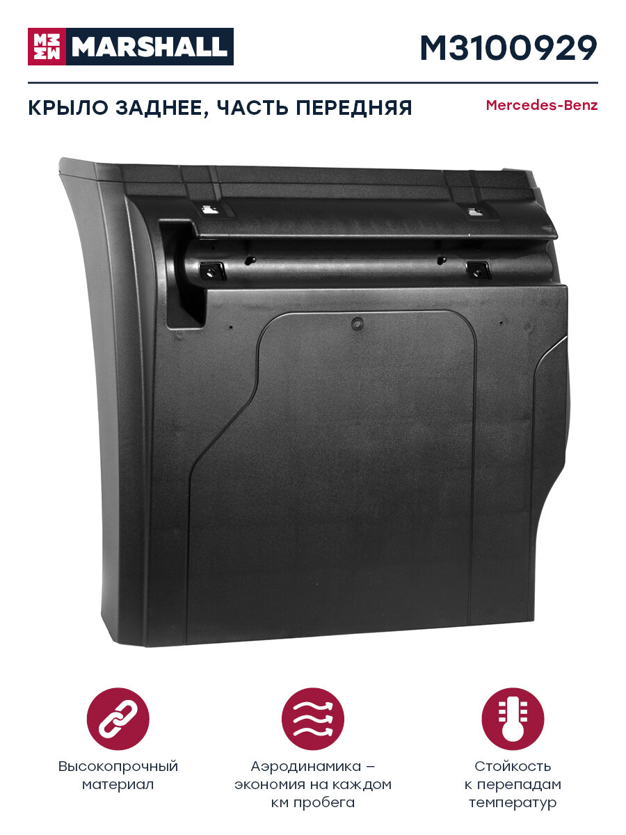 Крыло заднее часть передняя пластик MERCEDES