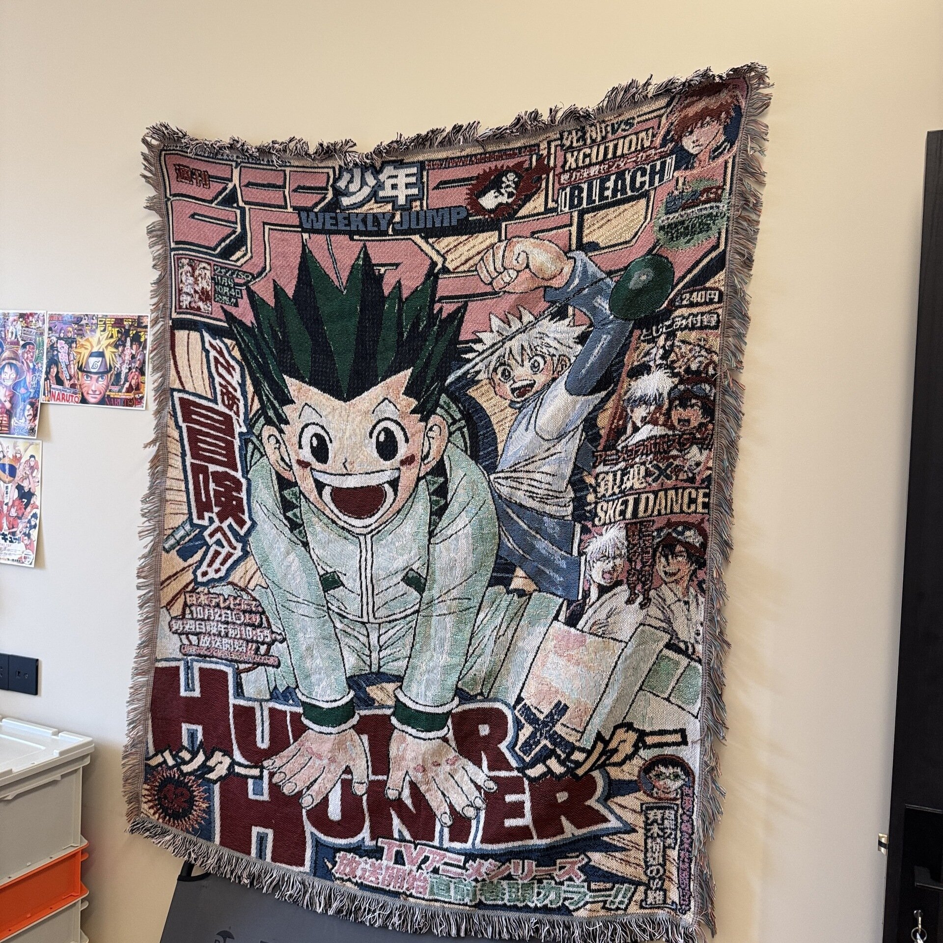 Гобелен с аниме Jump, коллекция журнала Weekly Shonen Jump, гобелен One Piece и Naruto, с кистями