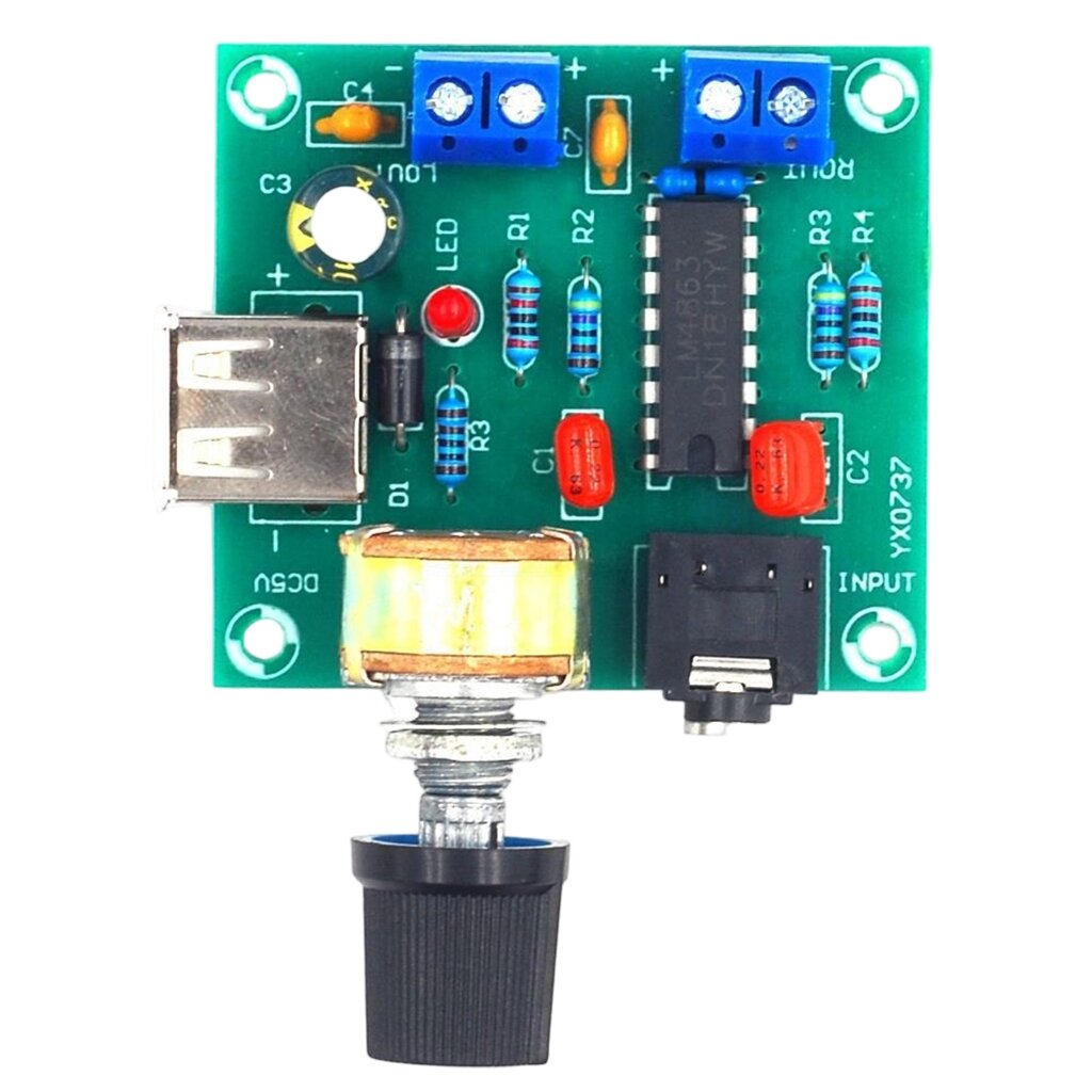 Бесшовная интеграция PM2038 USB усилитель мощности 2x5W для колонок