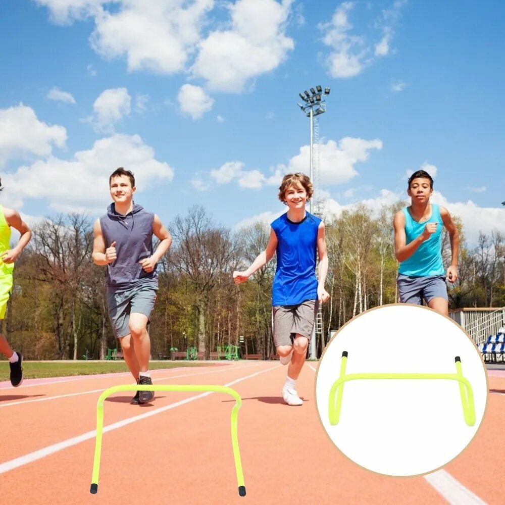 Спортивные Барьеры Для Тренировки Скорости, 6 Комплектов, Зеленые, Из Абс Пластика, Для Футбола И Бейсбола
