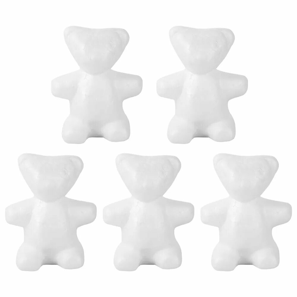 Набор Для Рукоделия Медвежонок Из Пенопласта 5 Штук Интегрированное Литье