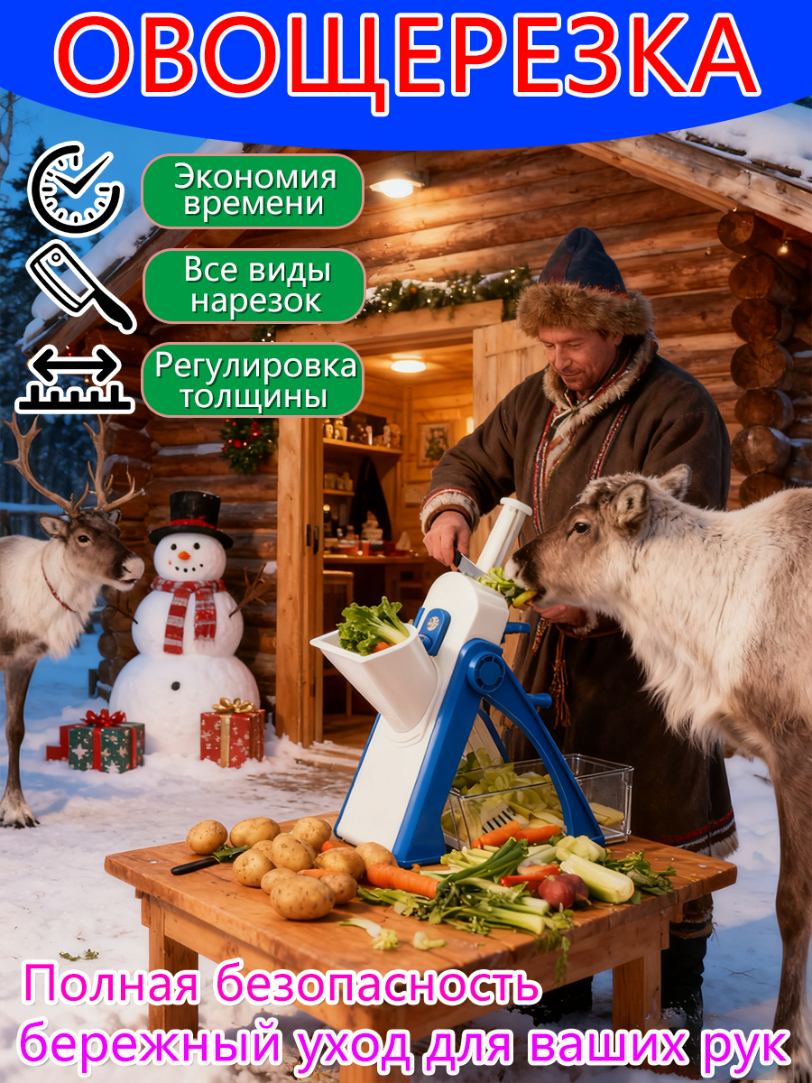 Измельчитель электрический кухонный, многофункциональный универсальный чоппер-измельчитель с 3 чашами