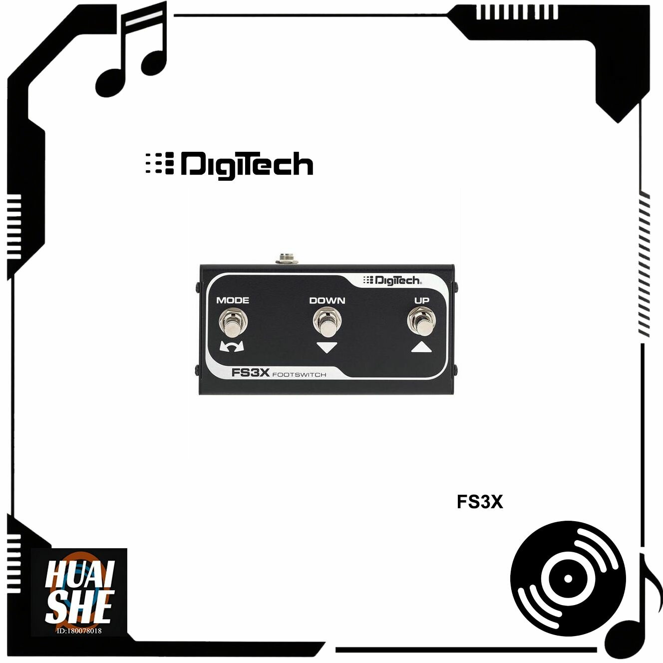 Digitech FS 3X 3-функциональный ножной переключатель-педаль